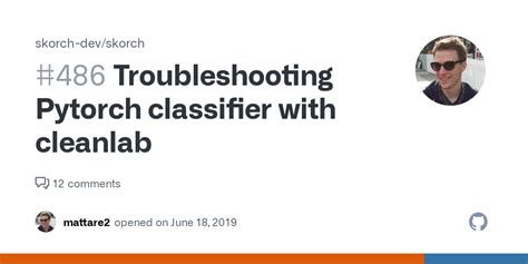 Troubleshooting Pytorch Classifier With Cleanlab · Issue 486 · Skorch