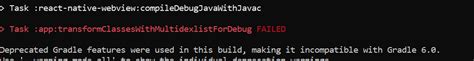 Android I Couldn T Install React Native Webview On React Native Issue React