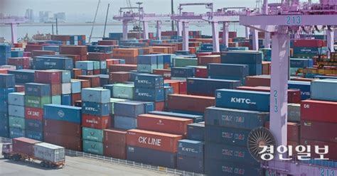 글로벌 관세전쟁에 인천항 컨테이너 물동량 나홀로 뒷걸음질