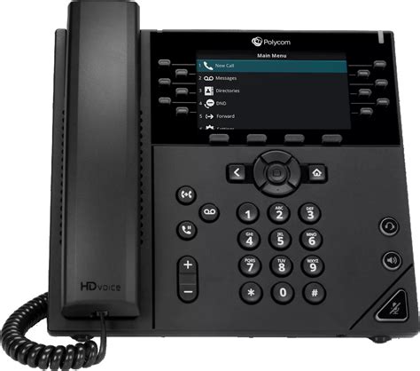 Vvx 450 Téléphone De Bureau Ip Couleur à Douze Lignes Poly