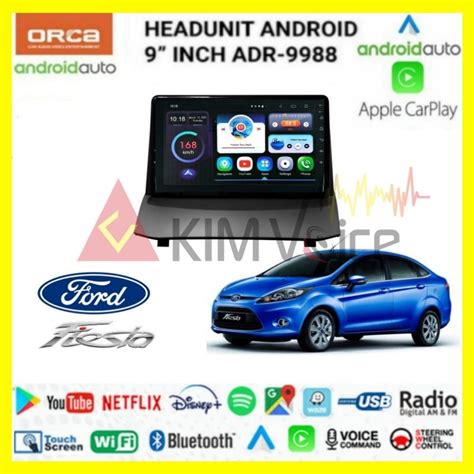 Jual Head Unit Android Orca 9 Inch OEM Ford Fiesta Soket Canbus Shopee Indonesia