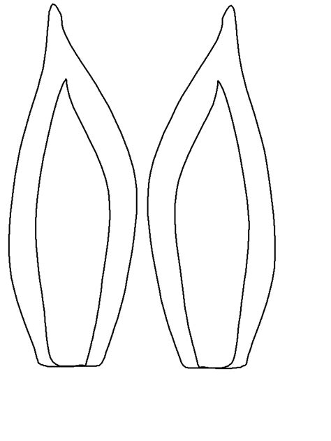 Eeyore Ears Template Printable