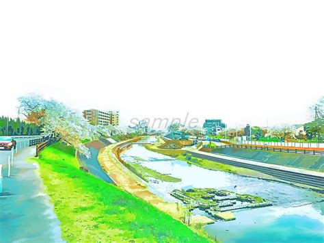 「河川敷【背景素材夕方差分空くり抜きセット】」recreatingworld エロ漫画無料同人イベントdlsiter