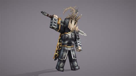 Bone Knight Minecraft Model 3d Model By Kenddie 79bfa30 Sketchfab
