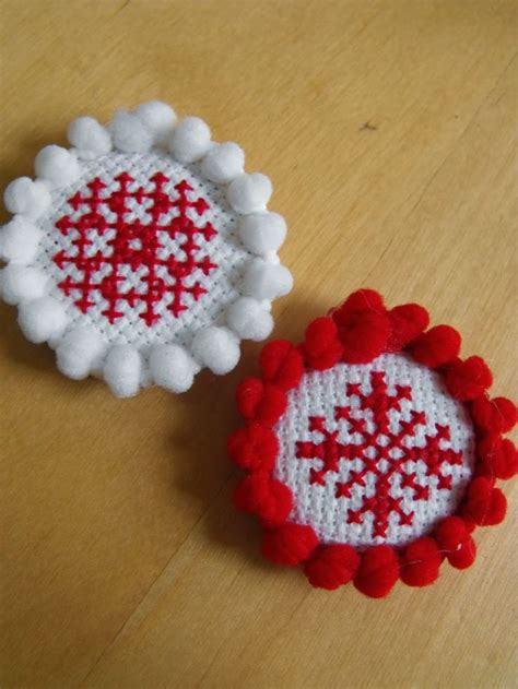 Ruby Murrays Musings Cross Stitch Christmas Tree Ornaments Christmas