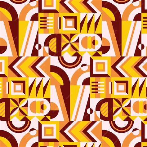 Free Vector Flat Design Color Blocking Pattern