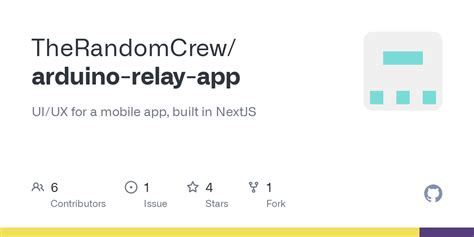 GitHub TheRandomCrew Arduino Relay App UI UX For A Mobile App Built