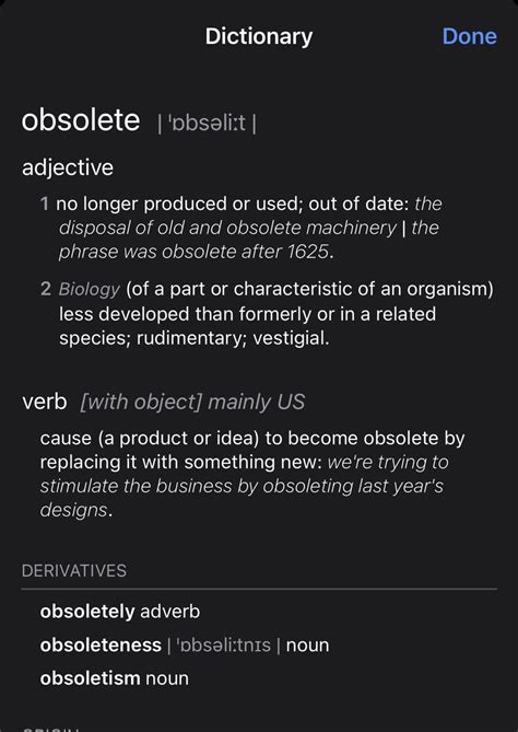 Obsolete Definition Seller Online