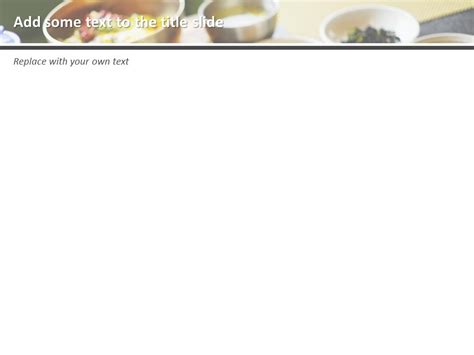 Free Presentation Templates Korean Table Dhote