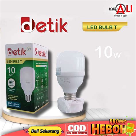 Jual Lampu Bohlam Led Detik Bulb T 10 Watt Sni Lampu Led Super Terang