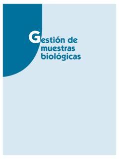 G estión de muestras biológicas g esti 243 n de muestras biol 243