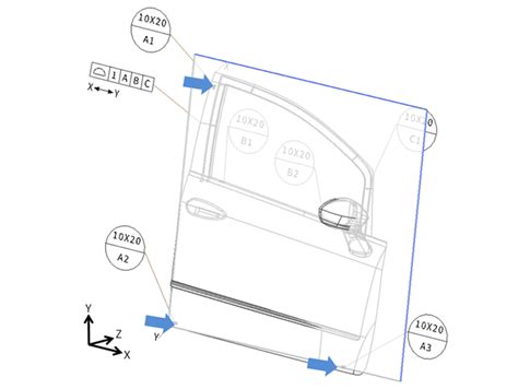 Gdandt In Automotive Assembly Using Datum Targets To Locate Surfaces