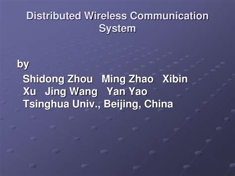 ppt summary on distributed system concepts and architectures