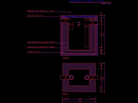 Fat And Sludge Separator In Autocad Cad Download 7261 Kb Bibliocad