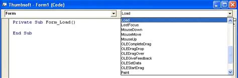 Properties Methods And Events In Visual Basic