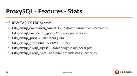 DB Floripa ProxySQL Para MySQL PPT