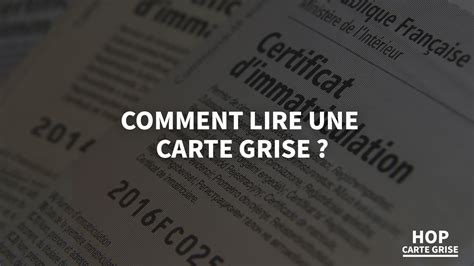 Haut 72 Imagen Comment Lire Une Carte Grise Vn
