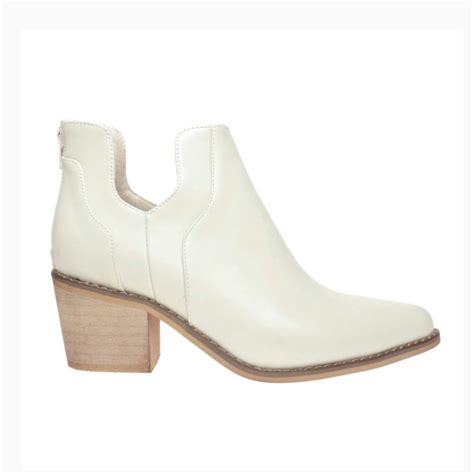 Designer Pierre Dumas Pep Step Ankle Booties In Cream Grailed