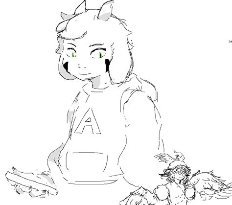 Have An Asriel Doodle Dont Mind The Touhou At The Bottom R Asrielundertale