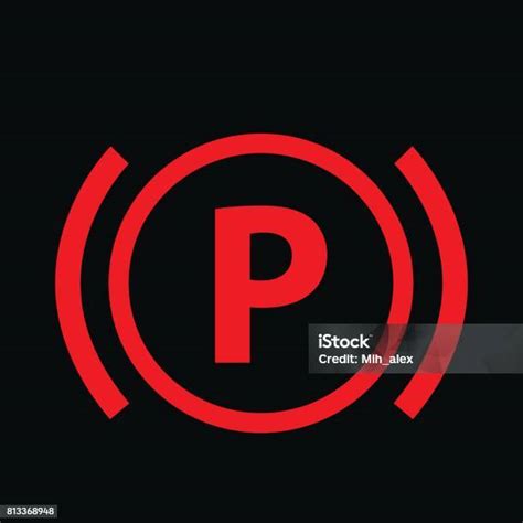 警告儀表板標誌圖示汽車停車制動信號向量注意符號插圖向量圖形及更多交通方式圖片 交通方式 人 人手 Istock
