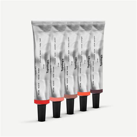 Tinted Cheek And Lip Balm Typology