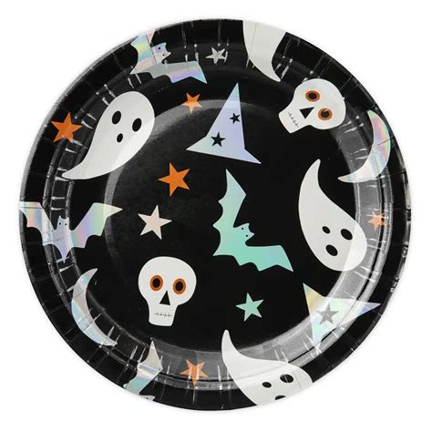 Halloween Taldrikud 18 Cm 6 Tk Suhkrukunst