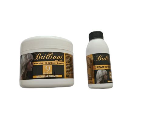 Brilliant Hair Bleach Combohighlight Kit Salon Approved 9 Level