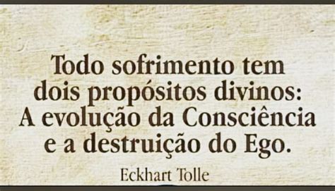 Todo sofrimento tem dois propósitos divinos A evolução da consciência