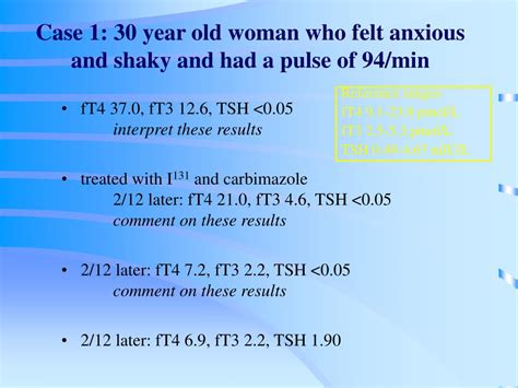 PPT Abnormal Thyroid Function Tests PowerPoint Presentation Free Download ID