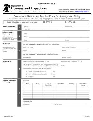 Fillable Online Contractor S Material And Test Certificate For Aboveground Fax Email Print