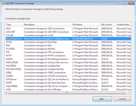 Creating A Salesforce Connection