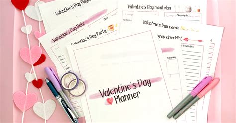 Printable Valentines Day Planner