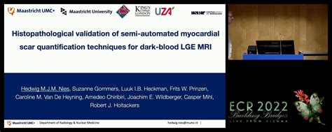 Mr Imaging Of Myocardial Scar Esr Connect