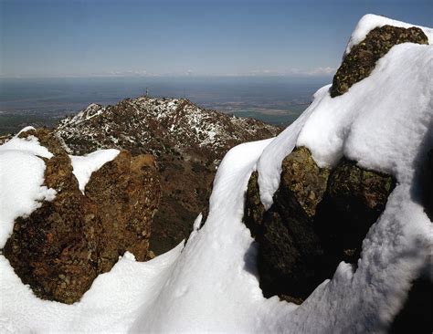 1a6485 Snow On Mt Diablo Ca Photograph By Ed Cooper Photography Fine