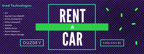 Github Ouzdev Rent A Car App Backend Project Net Core Backend