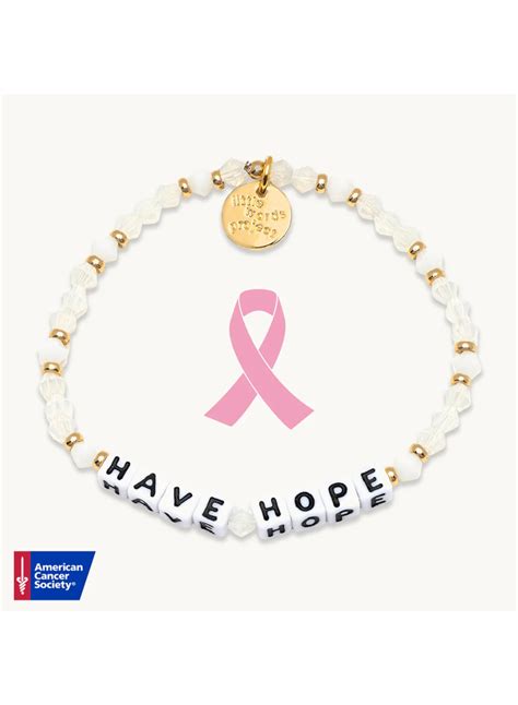 Have Hope Breast Cancer Awareness Bracelet Ivory And Birch