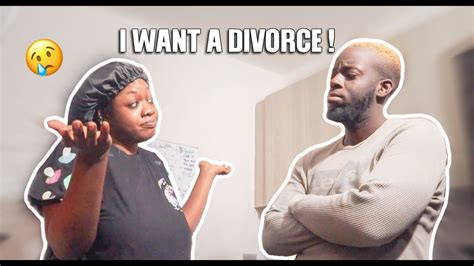Divorcing My Husband Prank He Got Emotional Youtube