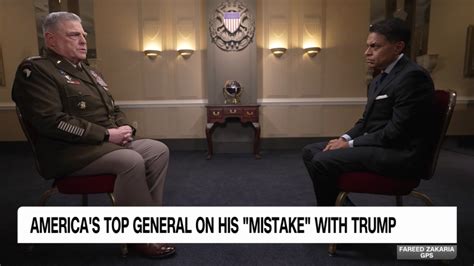 On Gps Gen Mark Milley On Having An Apolitical Military Cnn Politics