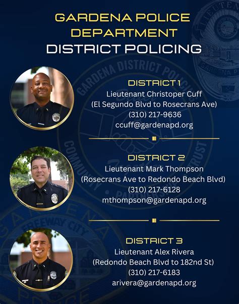 The City Of Gardena Is Divided Gardena Police Department