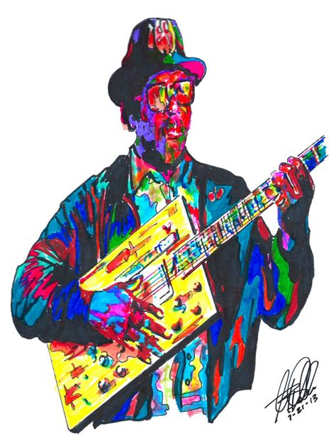 Bo Diddley Poster From Original Drawing 18 X 24