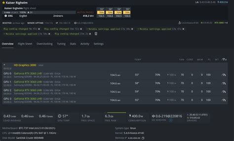 Ergo Mining Overclock Tuning Tool R Erg Miners