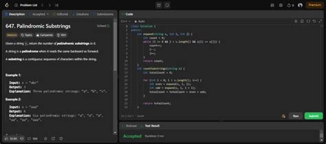 day17 of leetcode milestone challenge palindromic substrings chirag wankhede posted on the