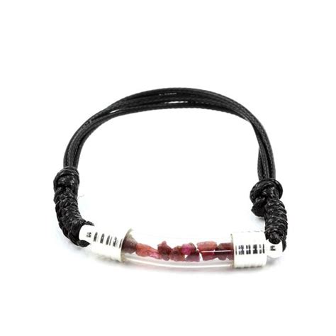 Raw Ruby Bracelet Black Color
