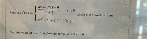 Solved Suppose F X 3xsin 2x 6x3 2 If X