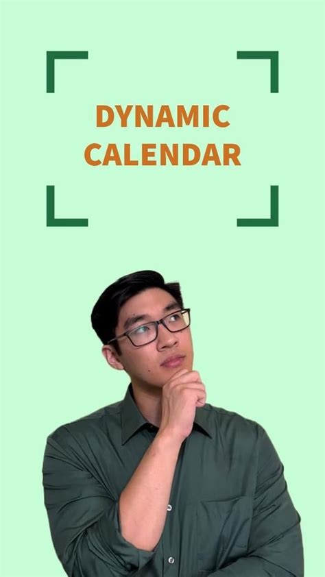 How To Create A Dynamic Calendar In Excel Comment Excel And I Will Dm You My Excel Shortcuts