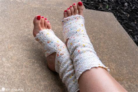 Free Yoga Socks Crochet Pattern Heart Hook Home