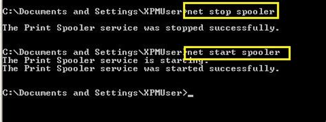 How To Restart The Print Spooler From The Command Prompt It
