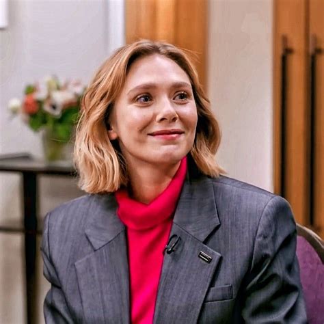 Elizabeth Olsen Short Hair Agree To Disagree Interview Wanda Maximoff Scarlet Witch