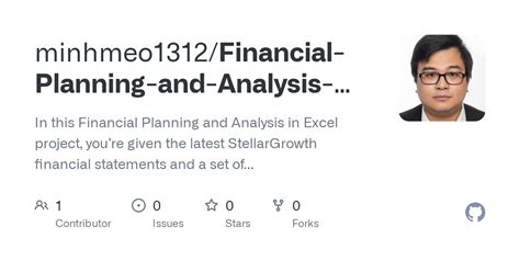 Github Minhmeo1312financial Planning And Analysis In Excel Project