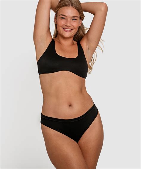 Bras N Things Planet Bliss Lace Brazilian Knicker Black 01238702